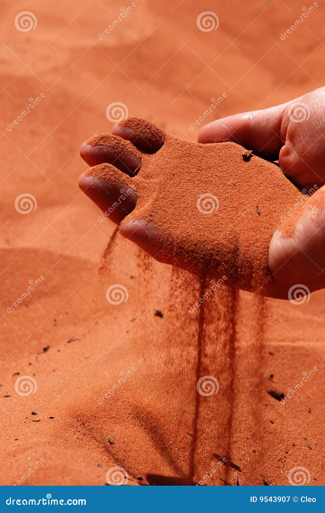 Hand full of sand stock image. Image of soil, desert, rainless - 9543907