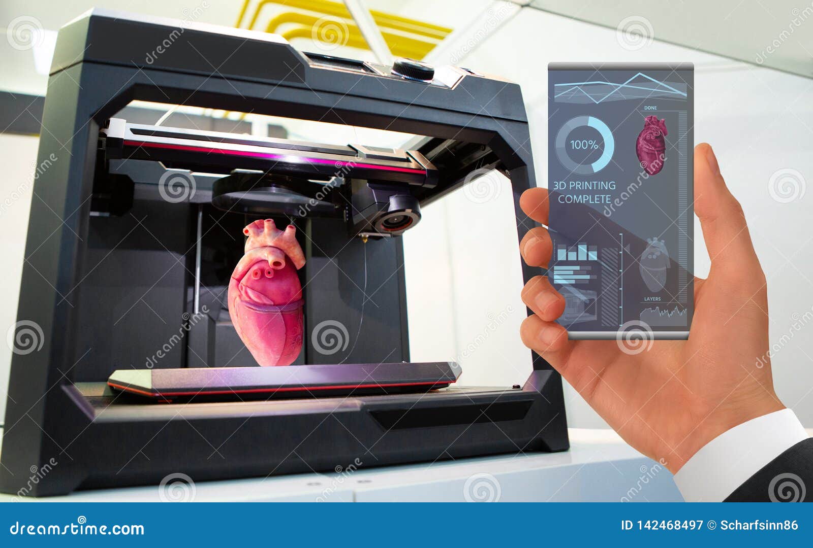 Application for 3d Printing Human Organs Stock Image - Image of ...