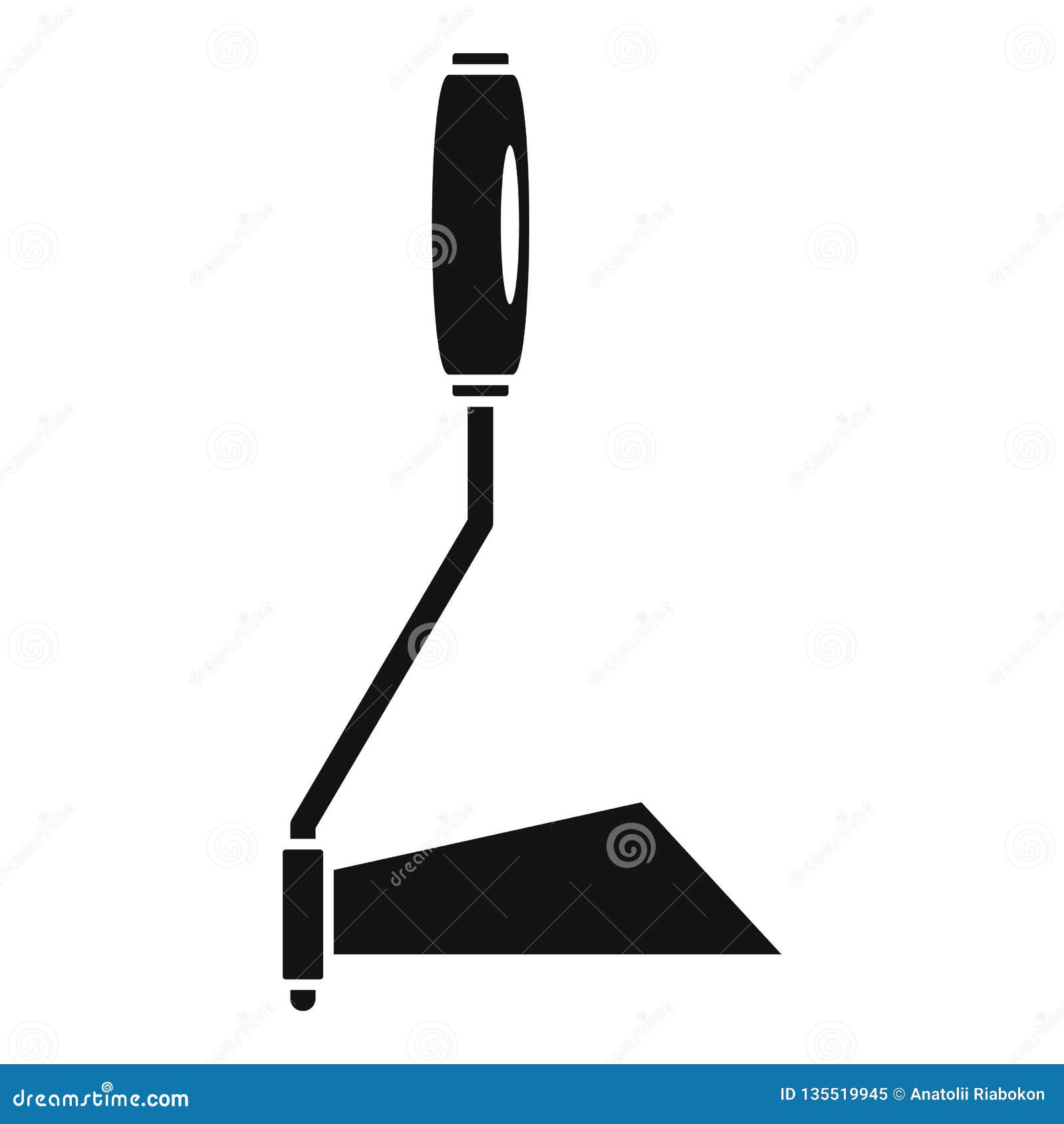 Hand Garden Dig Tool Icon, Simple Style Stock Vector - Illustration of ...