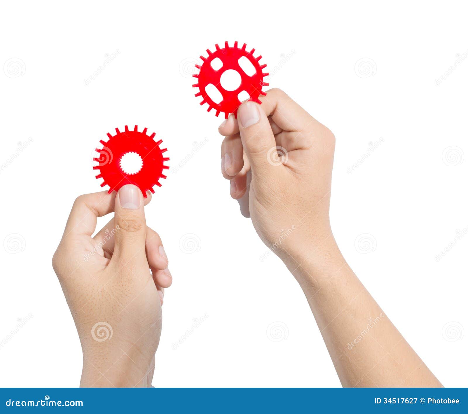 Hand gear stock image. Image of hand, engineering, running - 34517627