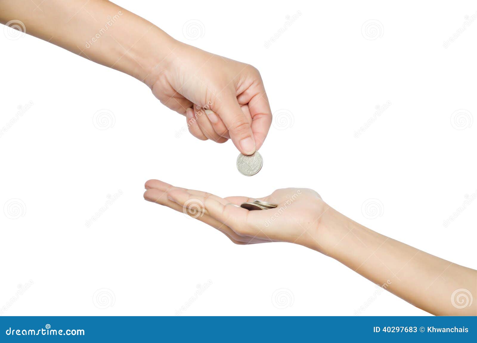 Hand geben Geld stockbild. Bild von manager, bargeld - 40297683