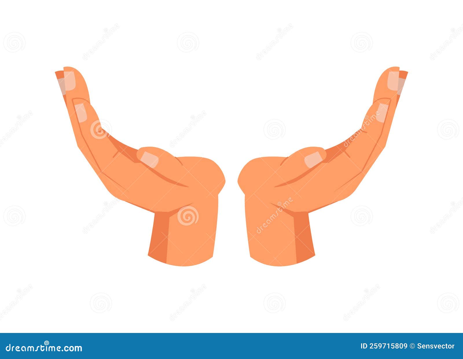 Hand Gesture Asking for Help, Poverty and Peace Stock Vector ...
