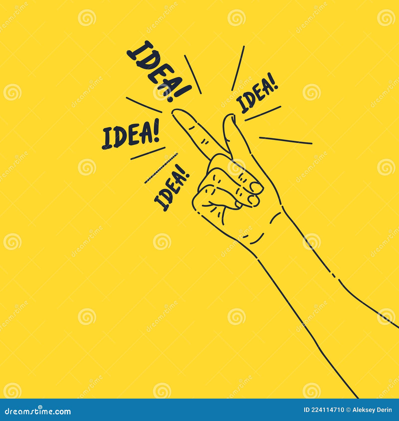 A Hand Gesture. the Click of the Thumb and Forefinger of a Persons Hand ...