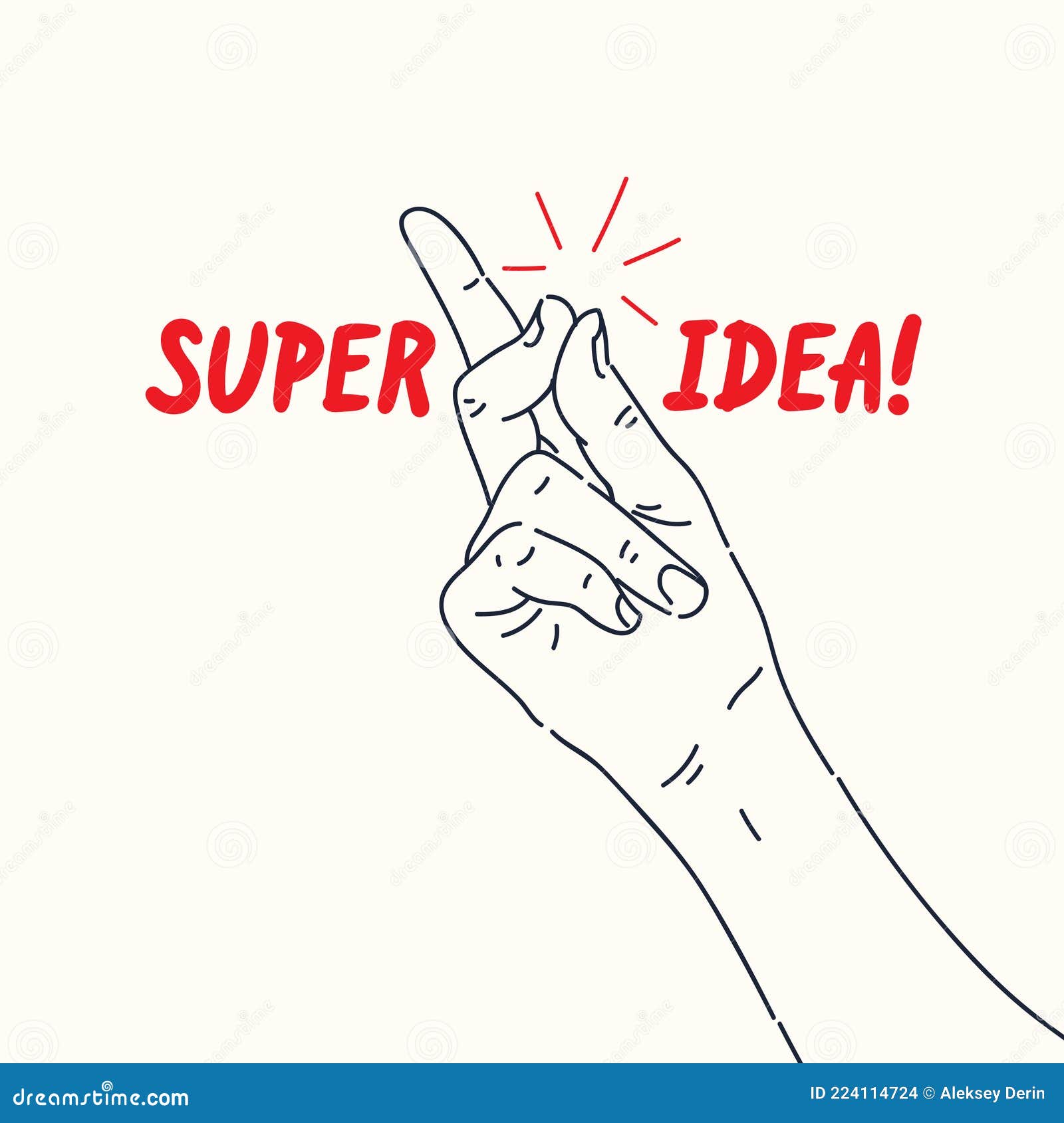 A Hand Gesture. the Click of the Thumb and Forefinger of a Persons Hand ...