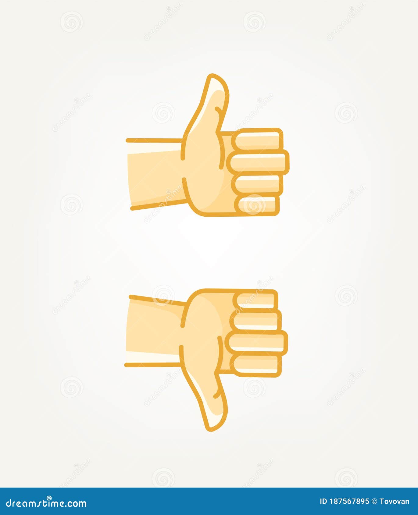 Hand Gesture Comic Style Vector Icons Stock Vector - Illustration of ...