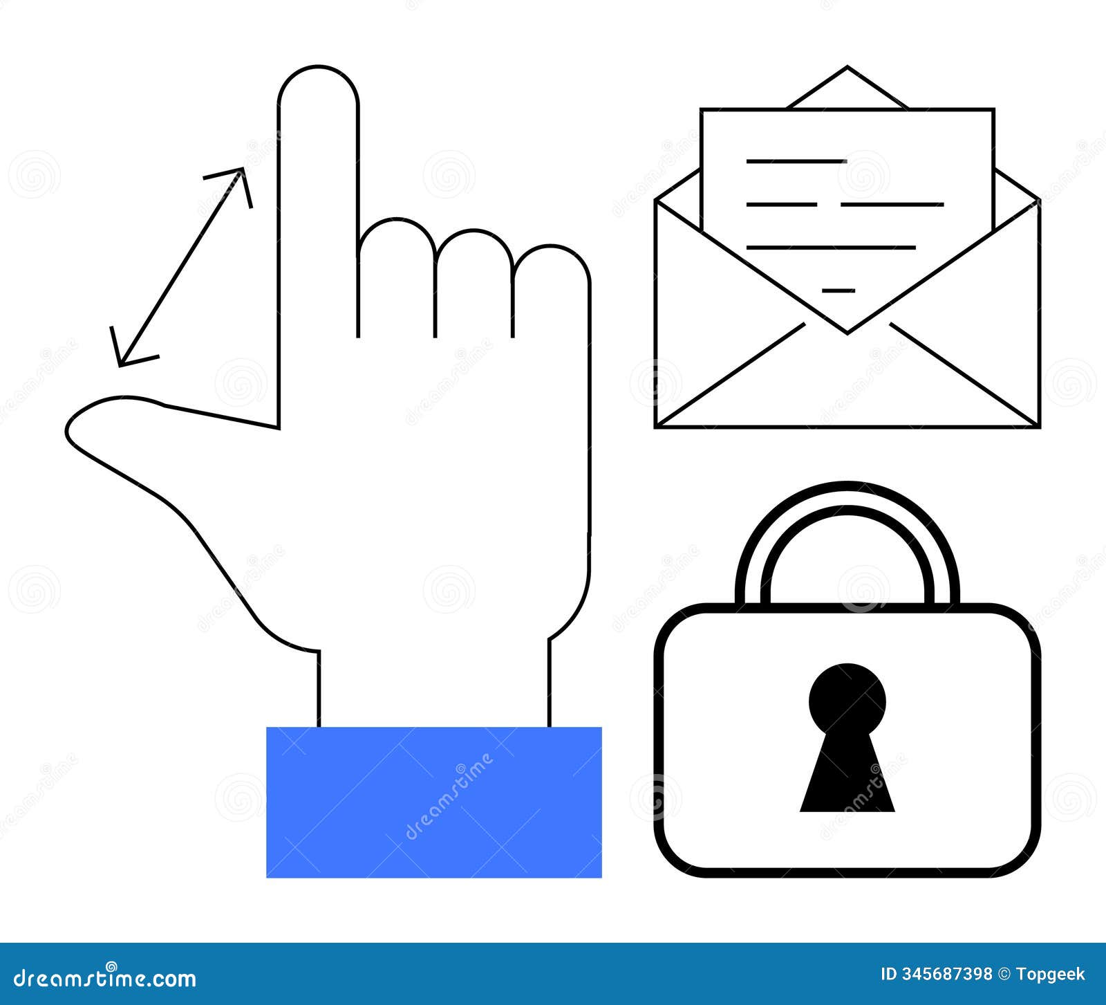 Hand Gesture for Control with Envelope and Lock As Privacy and Security ...