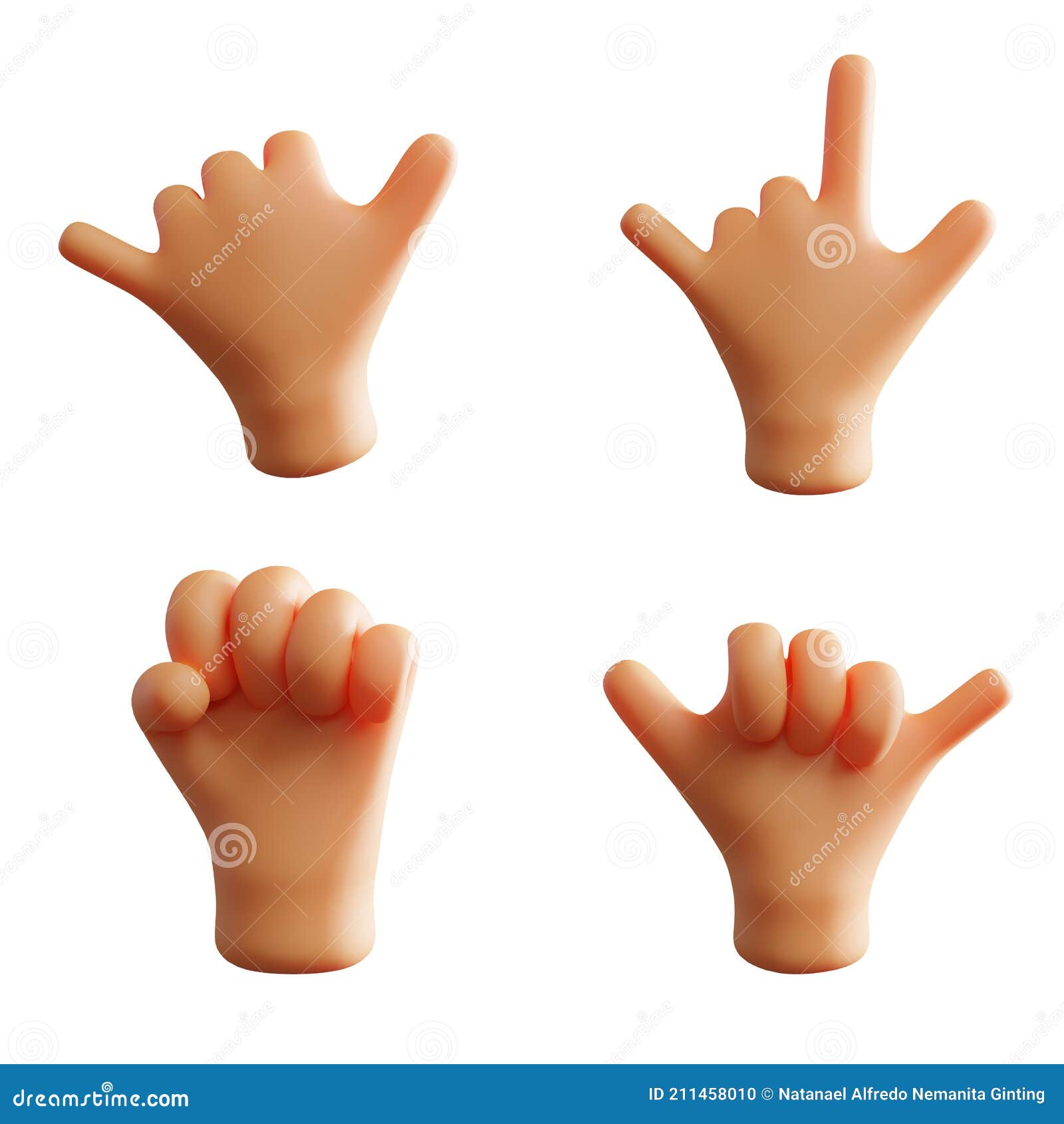 Hand Gesture Cute 3D Rendering Okay Peace Thumb Up Metal Rock Pack ... Hand Gesture Cute 3D Rendering Okay Peace Thumb Up Metal Rock Pack ...