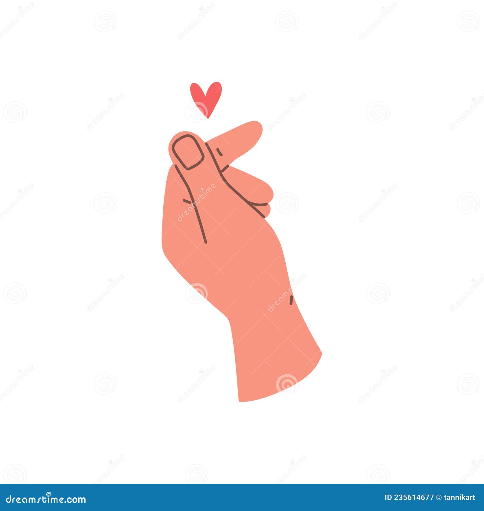 KRW Korean Won Sign Symbol. Black Illustration Isolated On A White ...