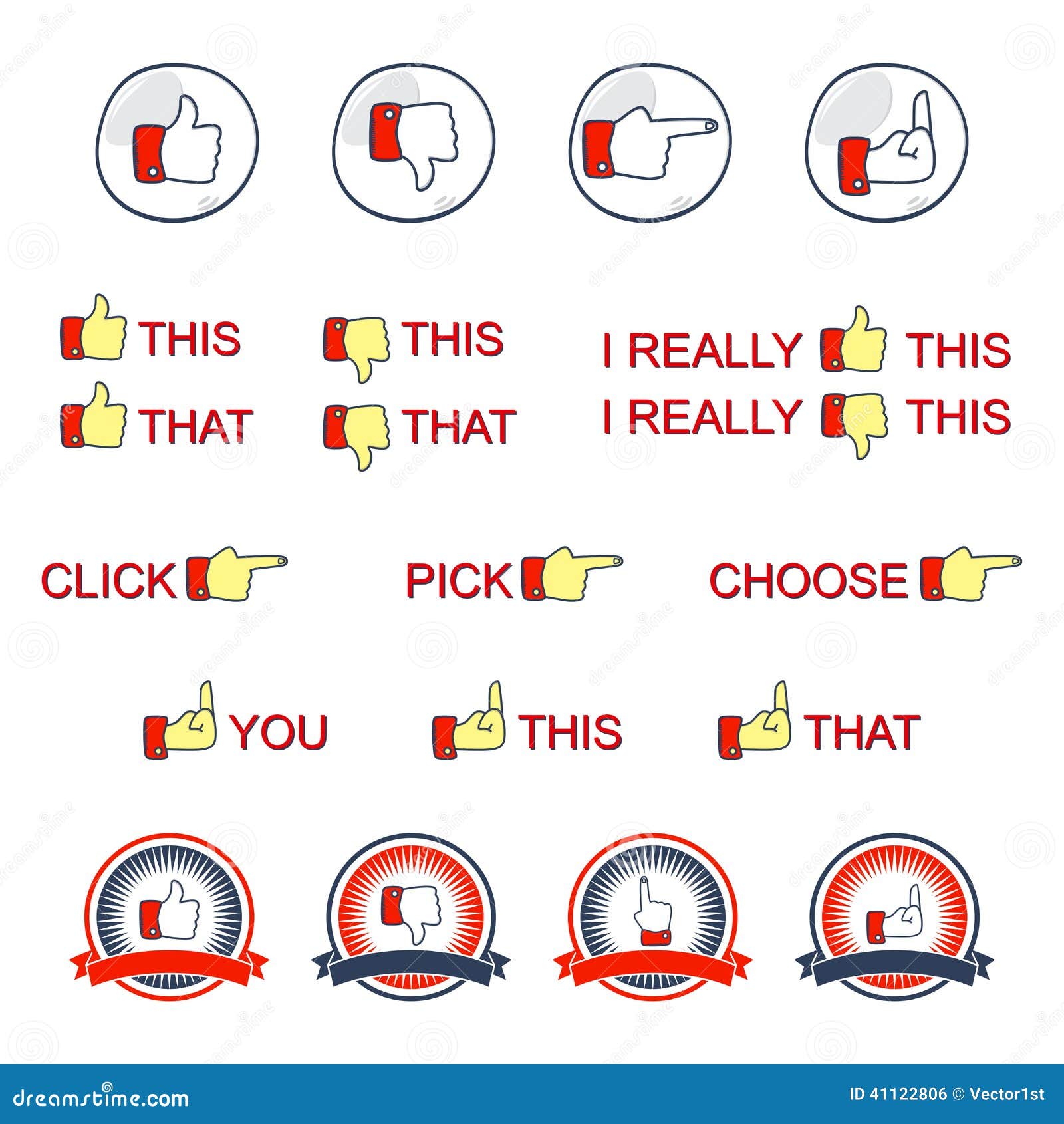 Hand gesture stock vector. Illustration of graphic, taunt - 41122806