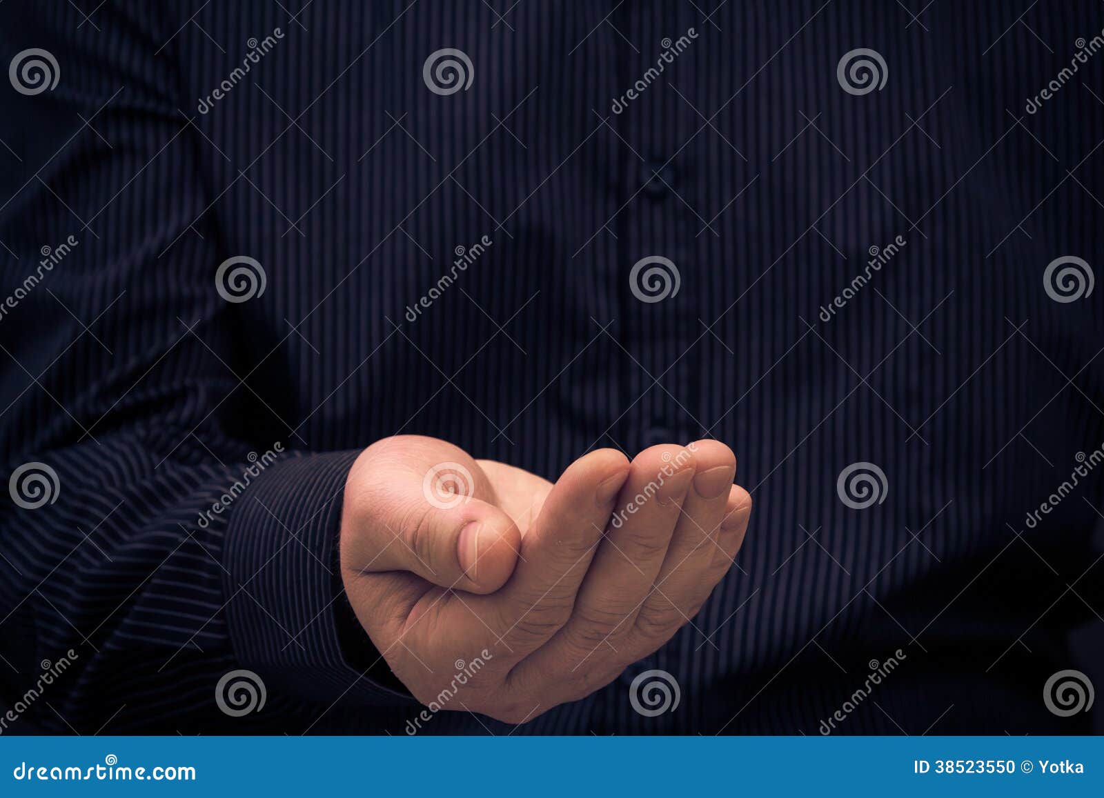 Hand Gesture Holding Ask Help Stock Photo - Image of male, care: 38523550