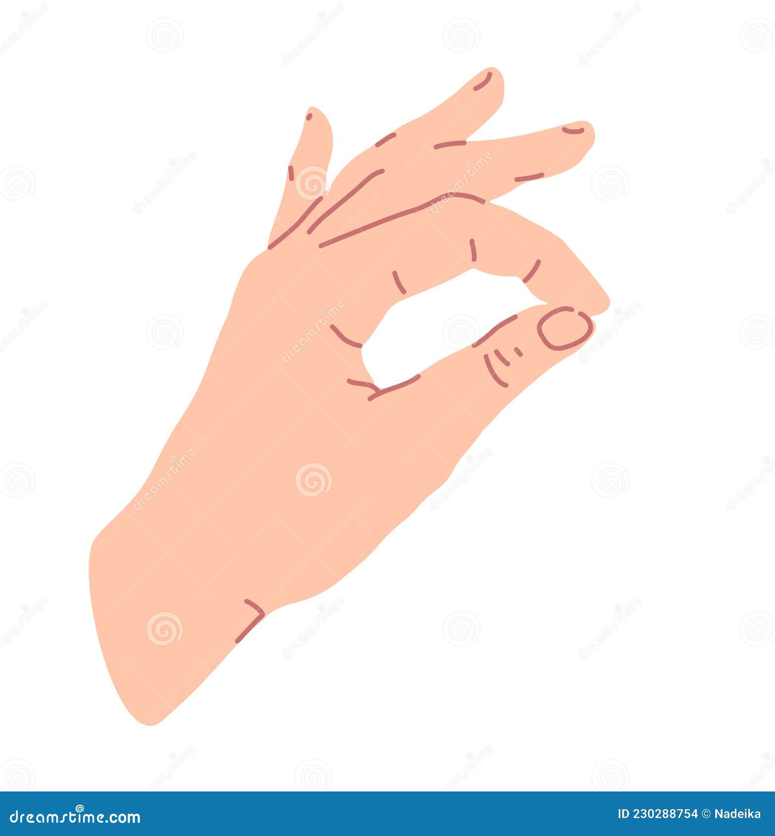 Hand- gesture stock vector. Illustration of black, invisible - 230288754