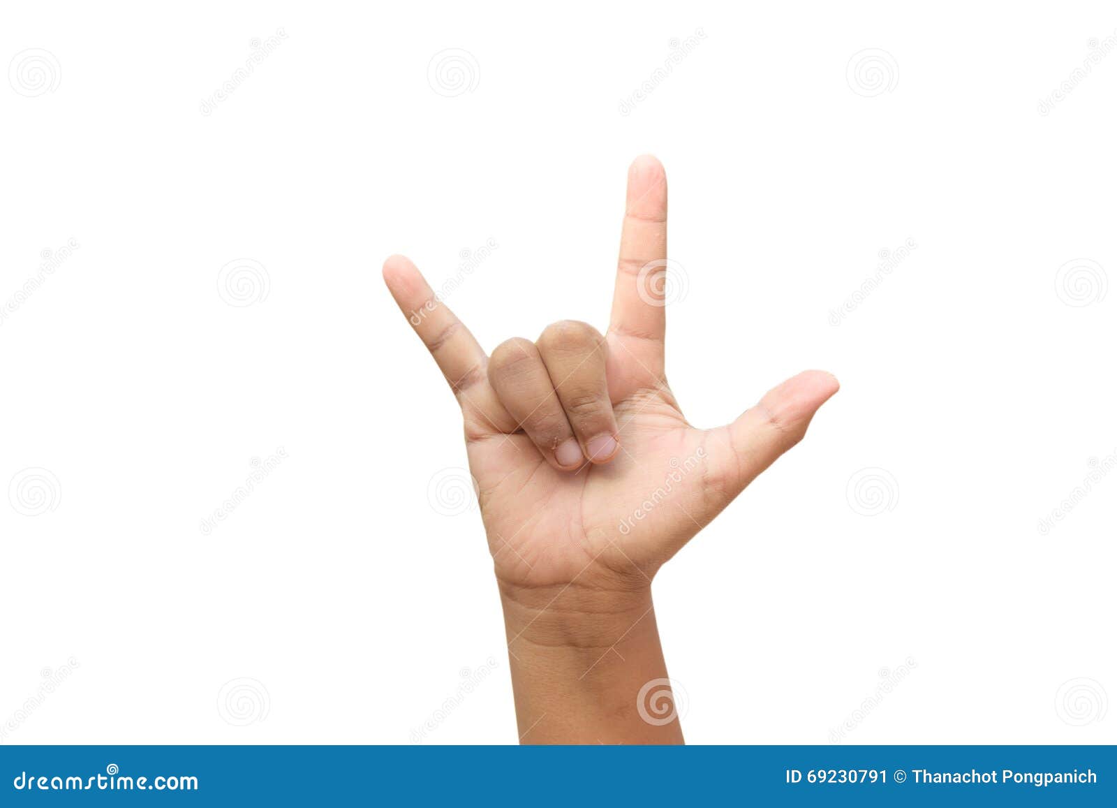 Hand Gesture for I Love You Stock Image - Image of language, fingers ...