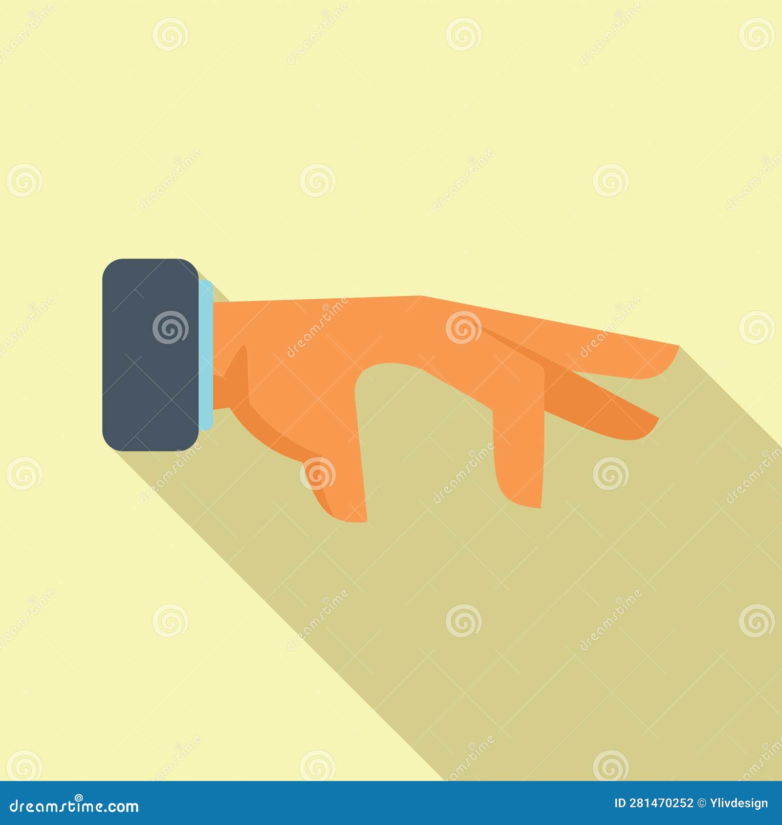 Hand Gesture Icon Flat Vector. Finger Hold Stock Vector - Illustration ...