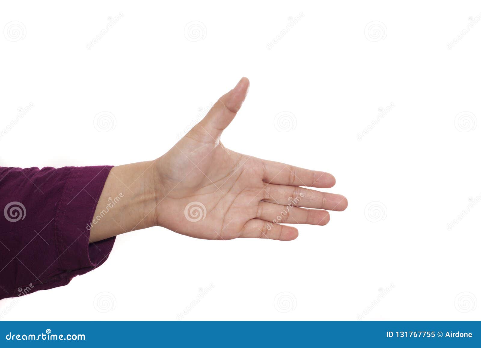 Hand Gesture Isolated on White, Offering Hand Shake Handshake Signs ...