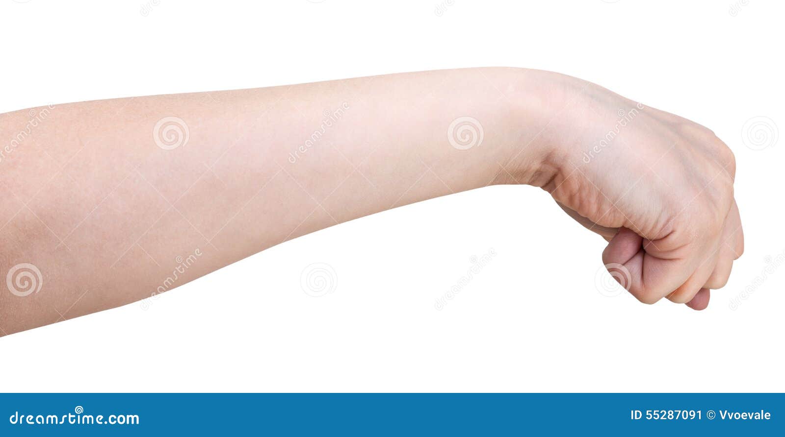 Hand Gesture - Kid Punches Isolated on White Stock Image - Image of ...