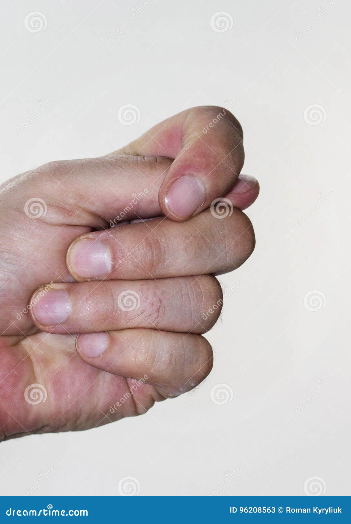 Hand Gesture with the Left Hand Stock Image - Image of help, people ...