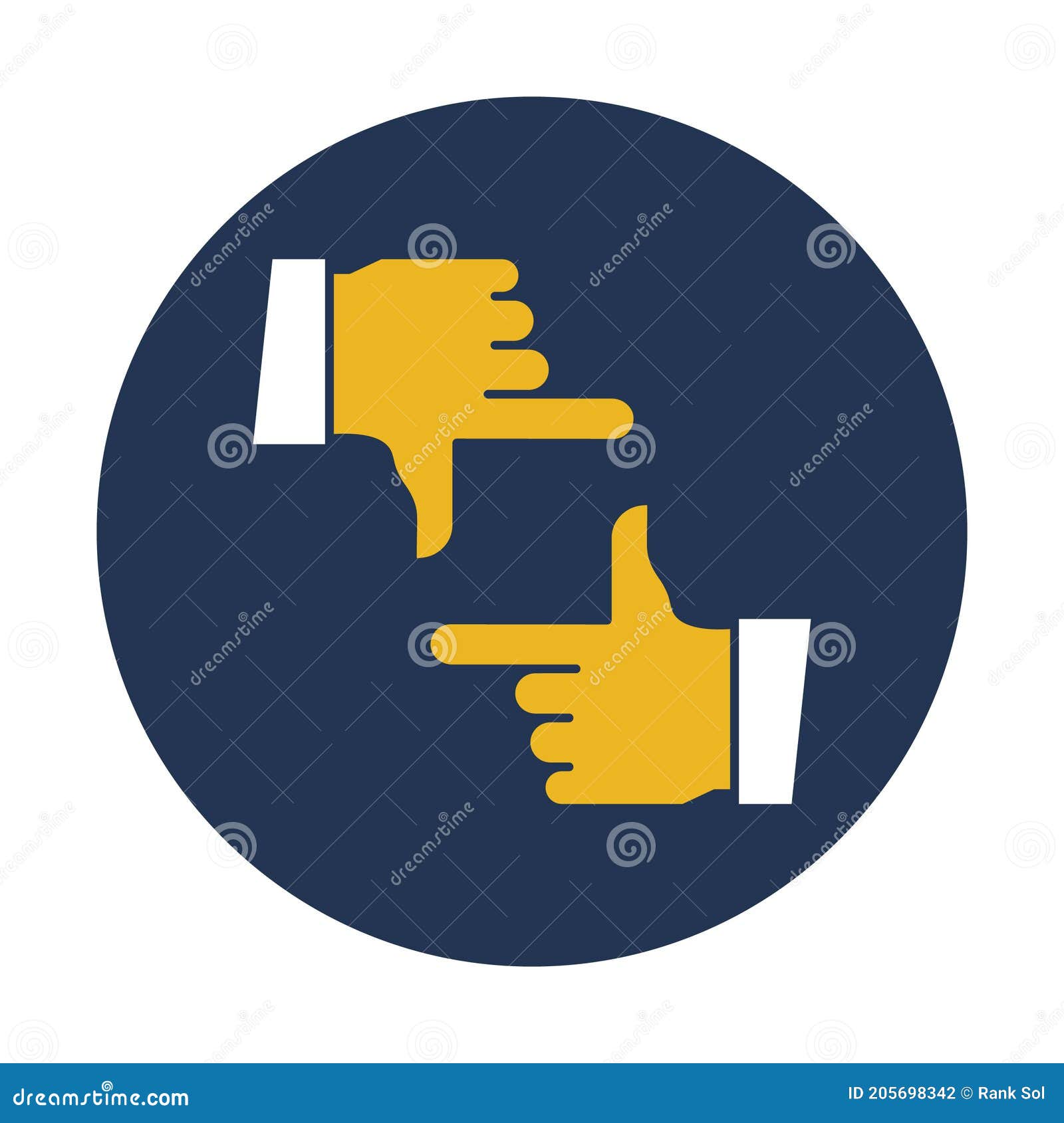 Hand Gesture, Long Range Planning Vector Icon Which Can Easily Modify ...