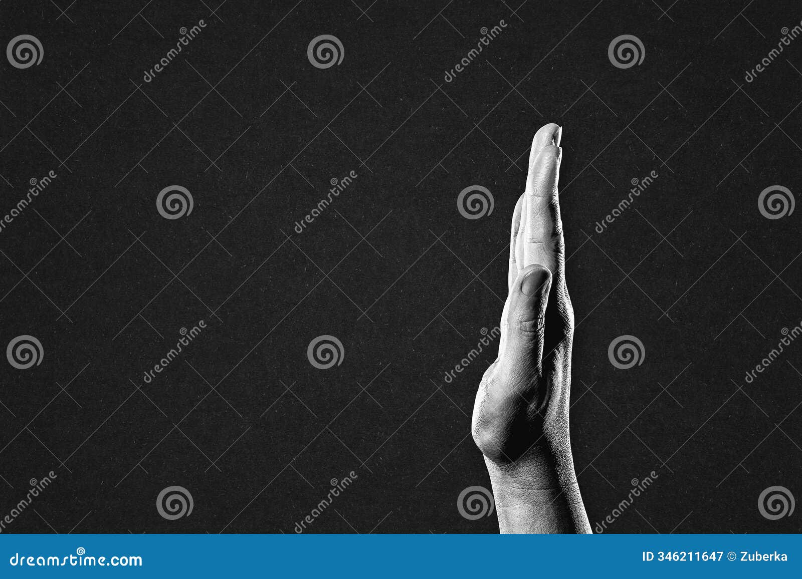 Hand Gesture Refuse Sign stock image. Image of refuse - 346211647