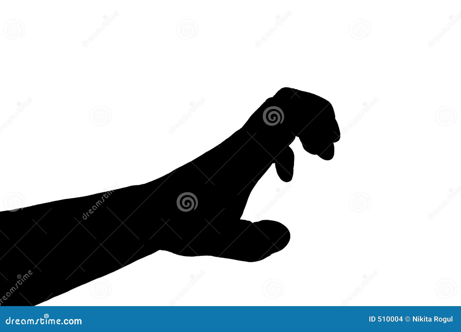 Hand Gesture Silhouette Stock Images - Image: 510004