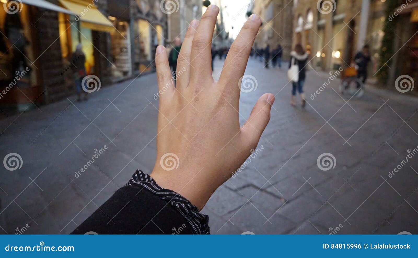Hand Gesture Street stock photo. Image of drawing, cartoon - 84815996