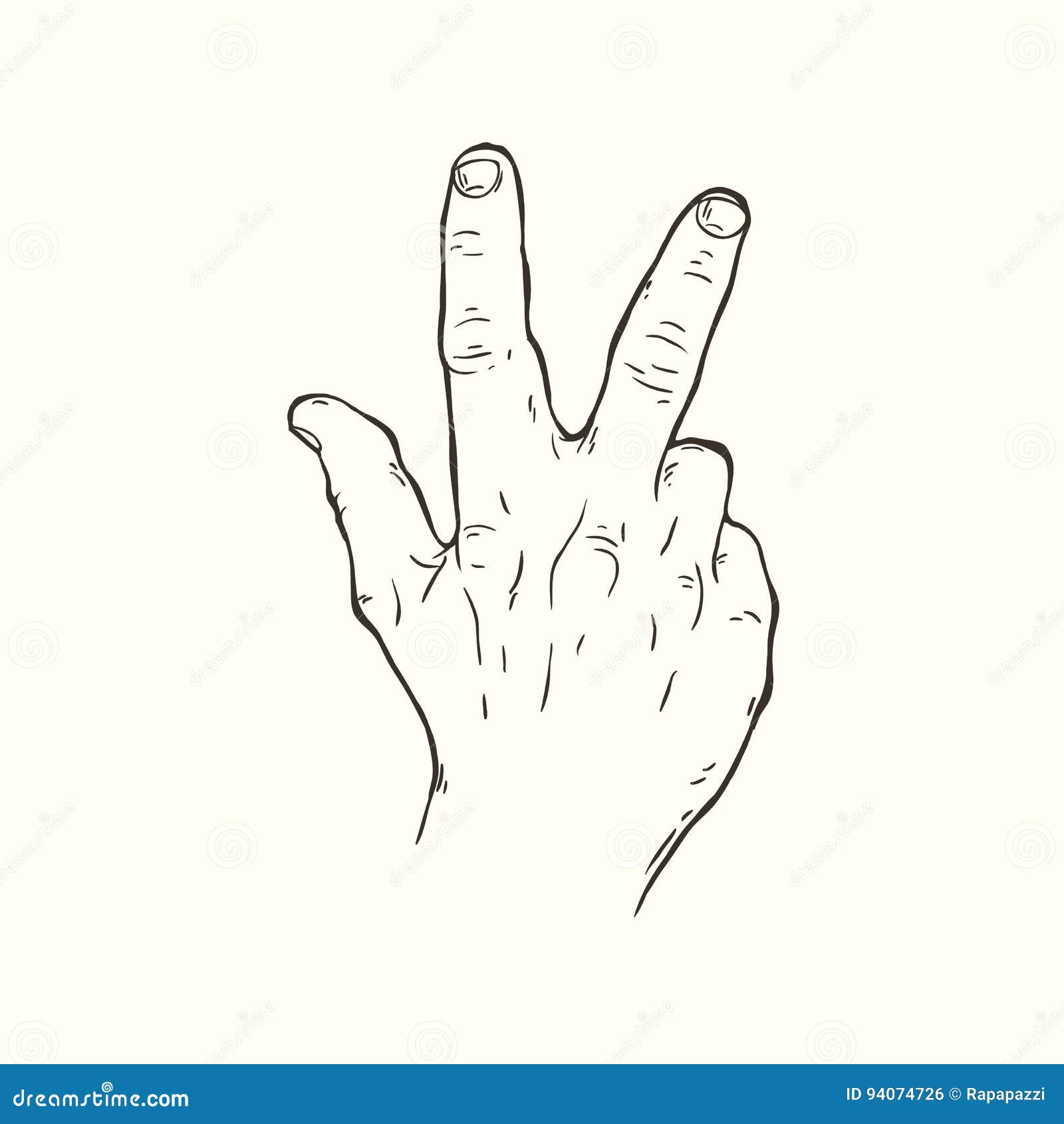 Three Finger Sign