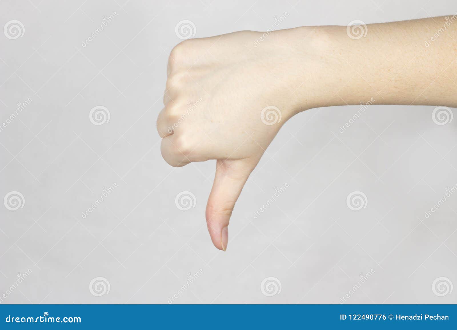 Finger Down Symbol Stock Photos - Royalty Free Pictures