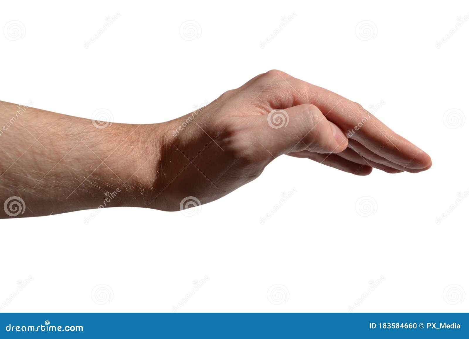 Hand Gesture, White Background Stock Photo - Image of body, care: 183584660