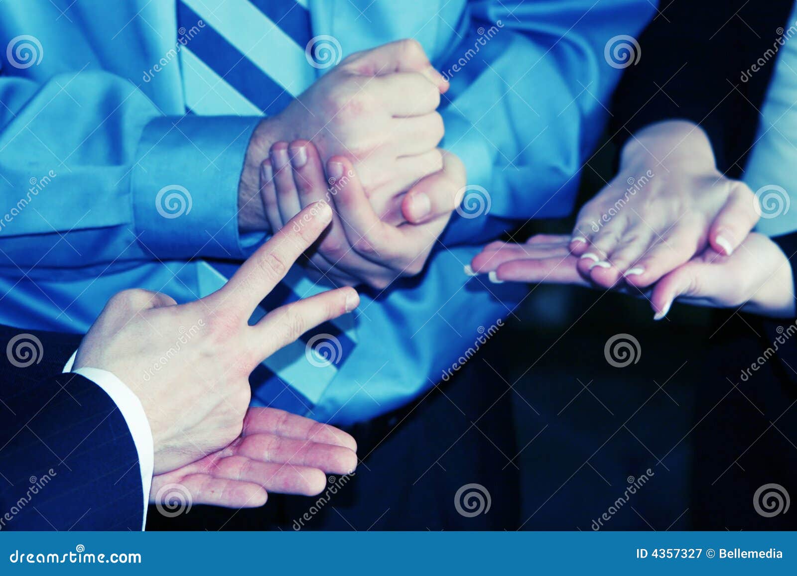 Hand Gestures Picture. Image: 4357327