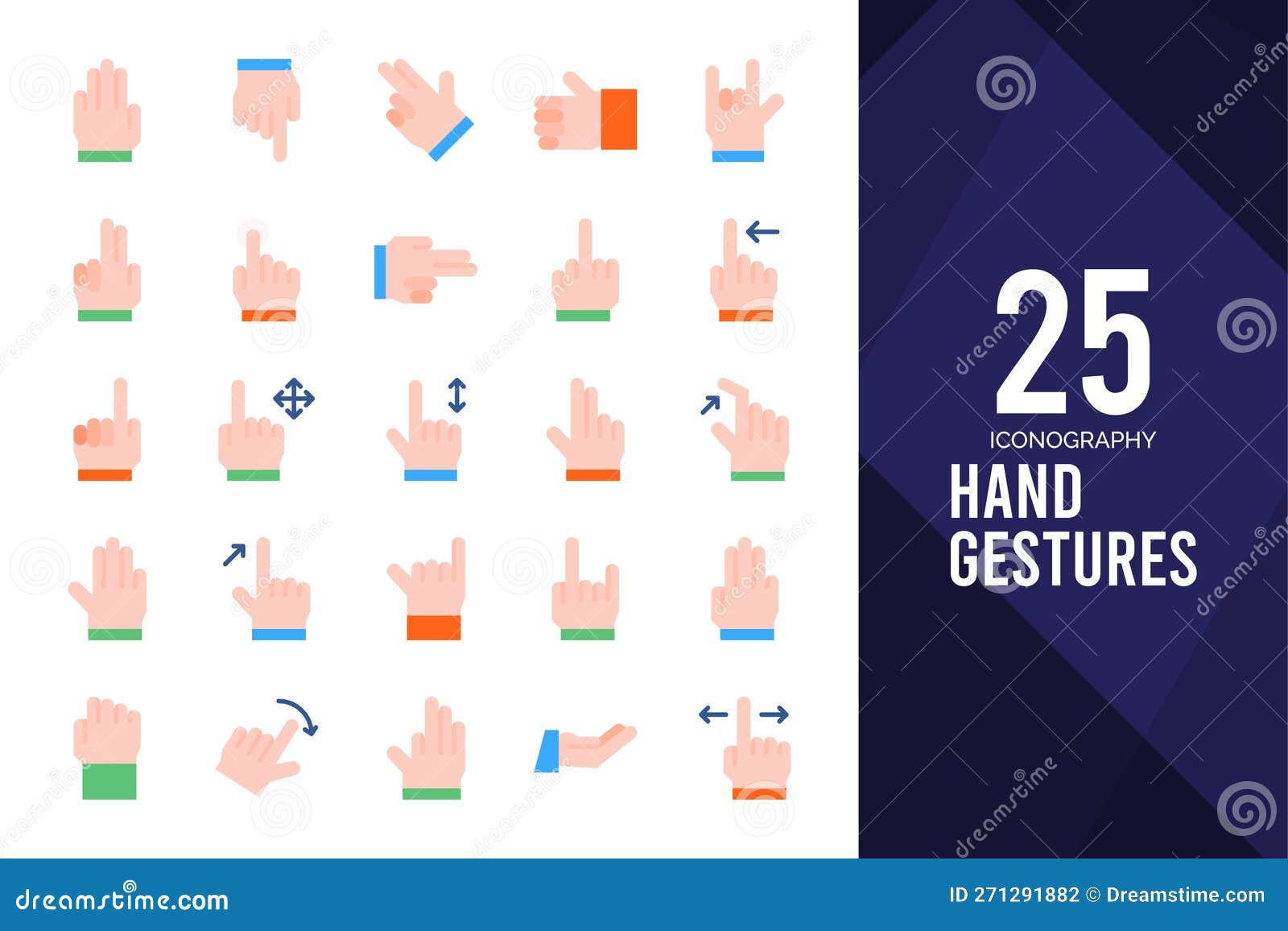 25 Hand Gestures Flat Icon Pack. Vector Illustration Stock Vector ... 25 Hand Gestures Flat Icon Pack. Vector Illustration Stock Vector ...