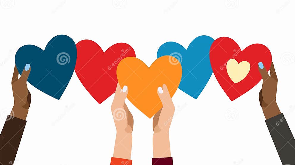 Hand Gestures Forming a Heart Shape Displaying Affection Stock ...