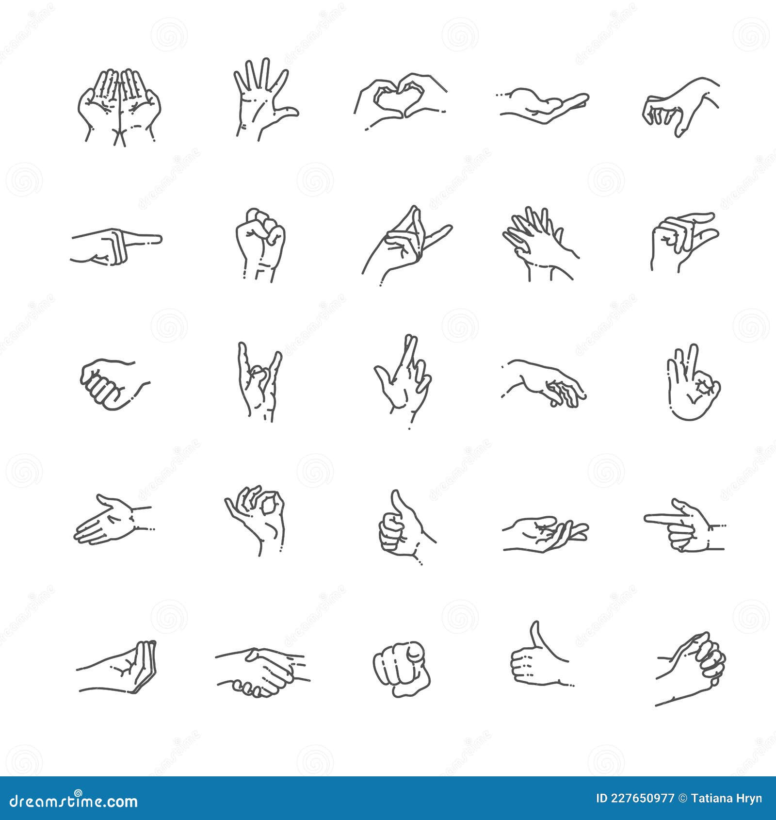 Flat Style Vector Icons, Emblem Symbol Stock Vector - Illustration of ...