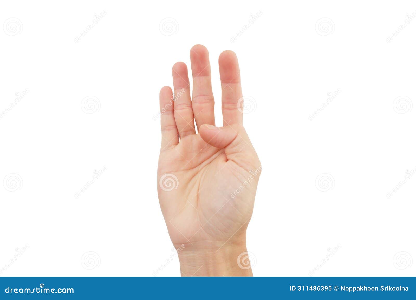 Hand Gestures To Use Sign Language To Ask for Help in Step 4 Stock ...