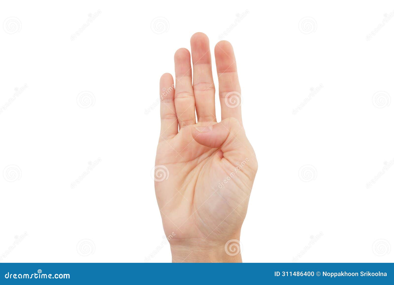 Hand Gestures To Use Sign Language To Ask for Help in Step 2 Stock ...