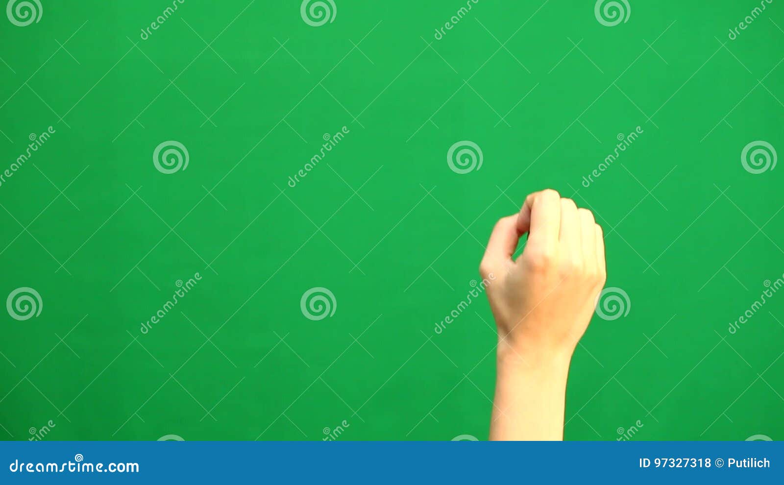 Hand gestures. Touchscreen stock footage. Video of greenscreen - 97327318