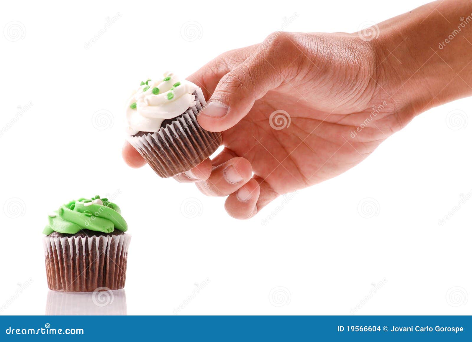 Hand Getting a Cupcake stock photo. Image of culinary - 19566604