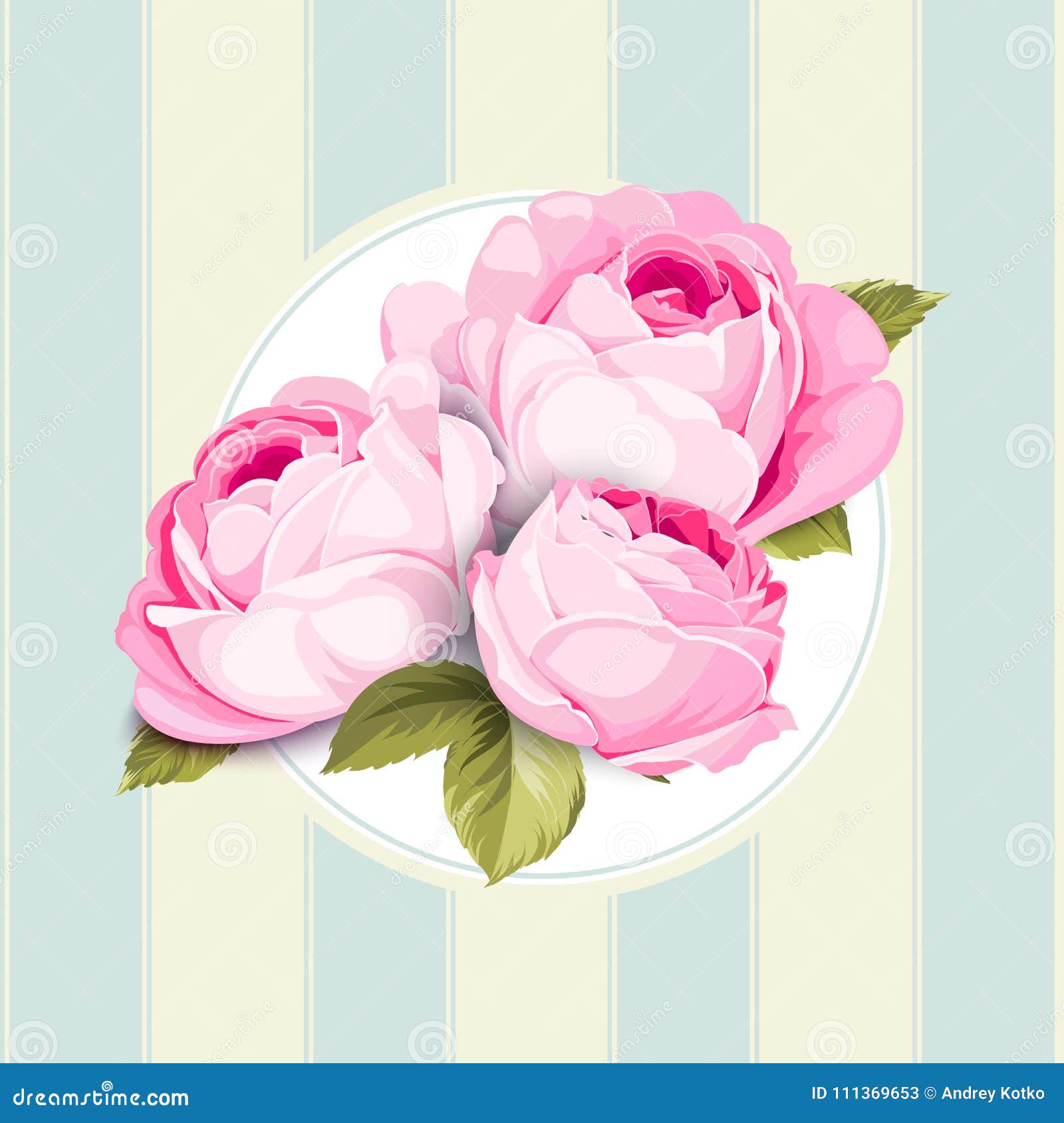 Hand gezeichnete Rose vektor abbildung. Illustration von datierung ...