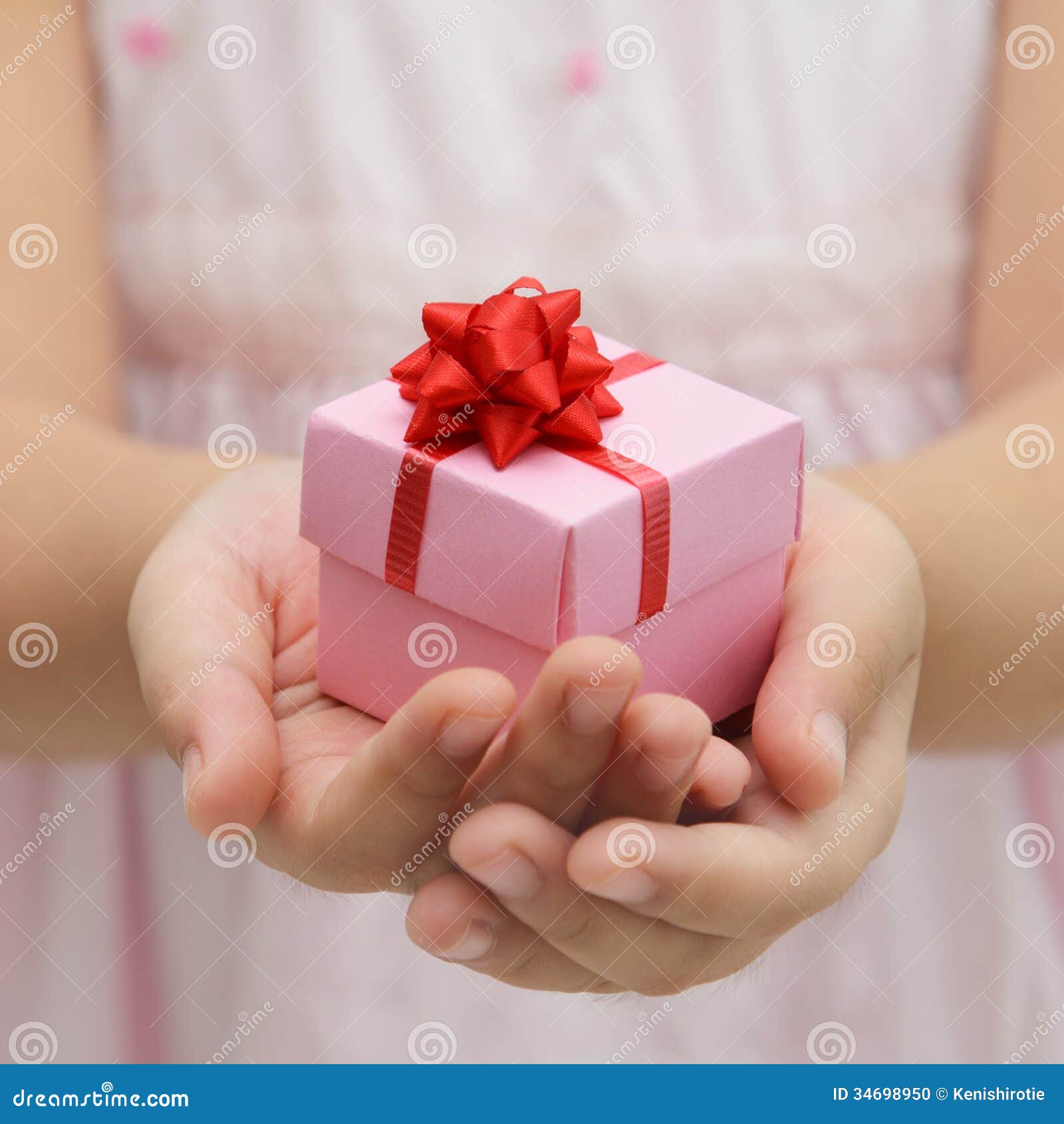 Hand with gift box stock photo. Image of give, gift, holiday - 34698950