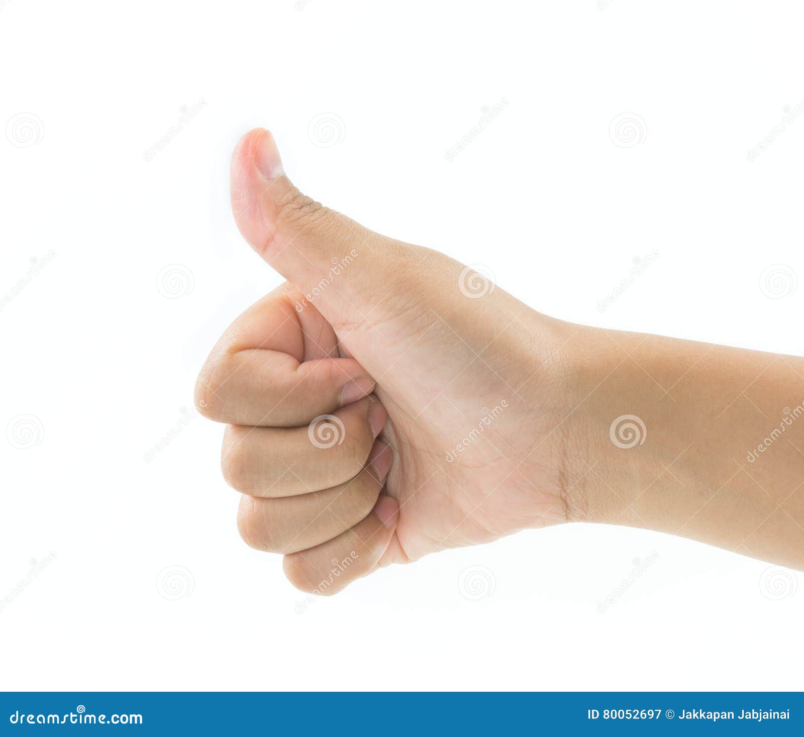 Hand of girl giving like stock image. Image of adult - 80052697