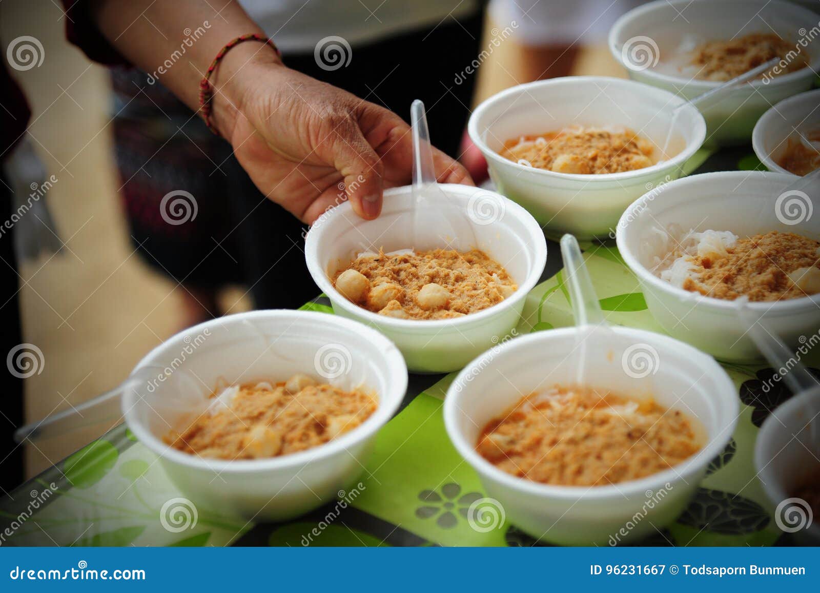 Hand Give Food To Hands of a Beggar Stock Image - Image of black, hand ...