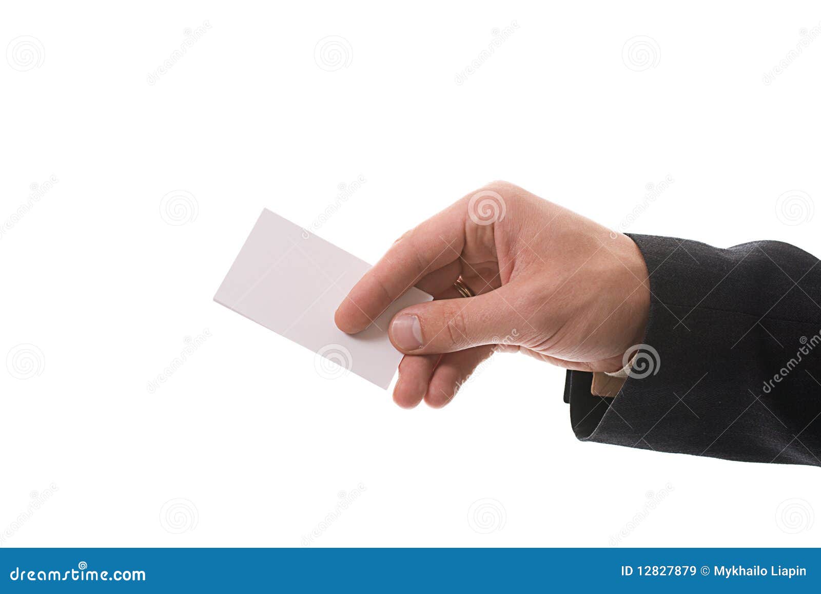 Hand giving card stock image. Image of message, identity - 12827879