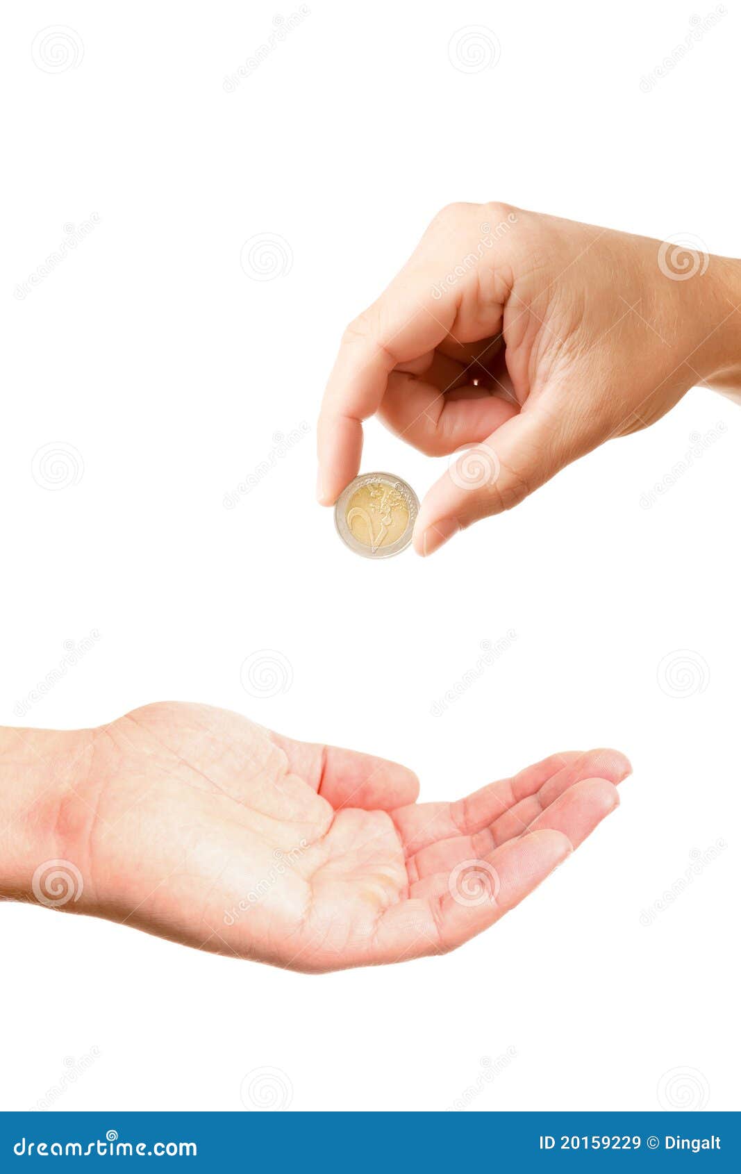Hand Giving Coin To Asking Hand Stock Image - Image of isolated ... Hand Giving Coin To Asking Hand Stock Image - Image of isolated ...