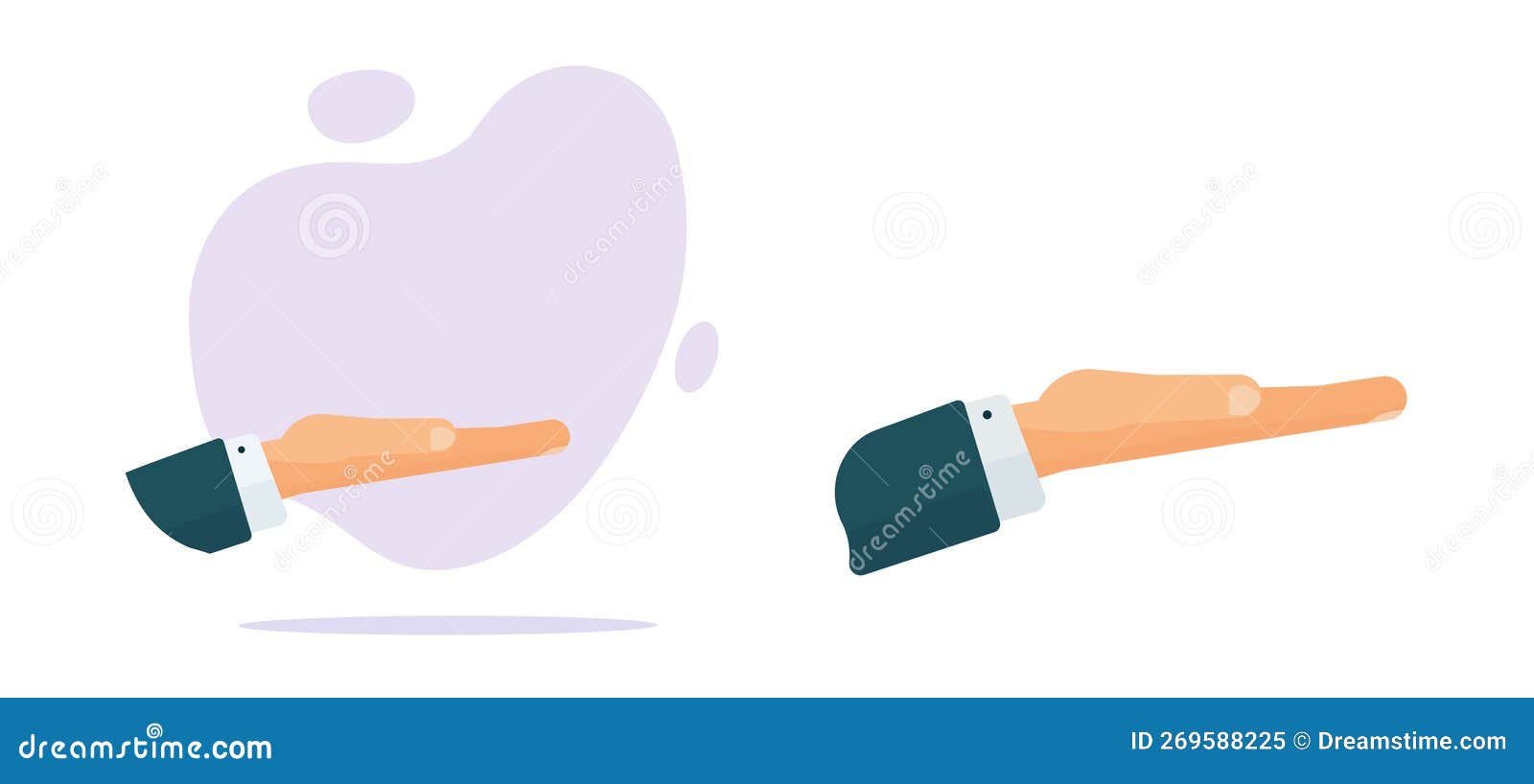 Gesture Open Palms. Two Hand Gives Or Receives. Contour Graphic Style ... Gesture Open Palms. Two Hand Gives Or Receives. Contour Graphic Style ...