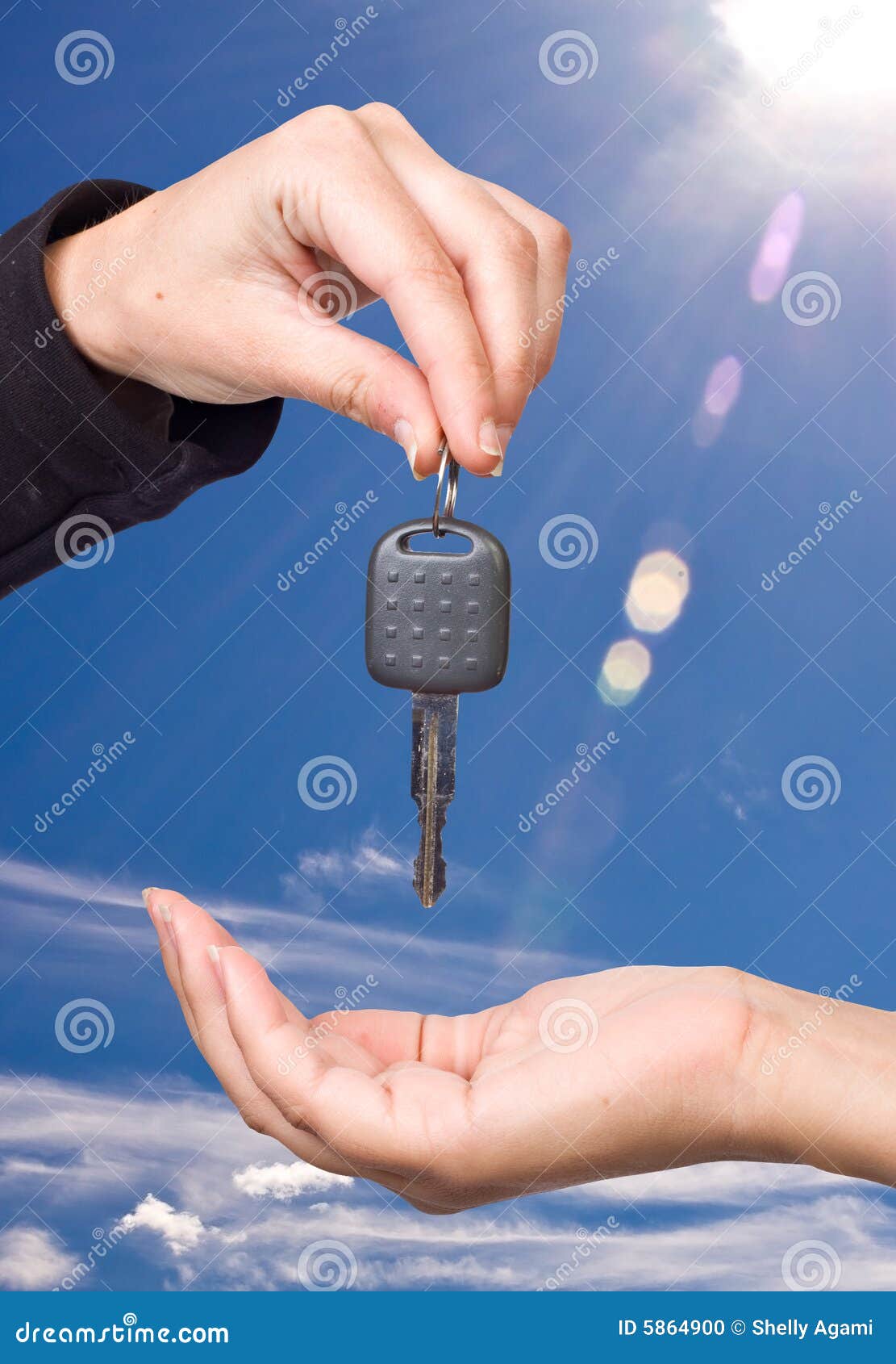 Hand giving key - concept stock photo. Image of agent - 5864900