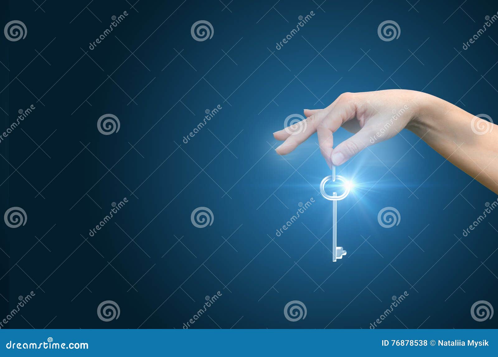A Hand Giving the Key of Success in Business. Stock Photo - Image of ...