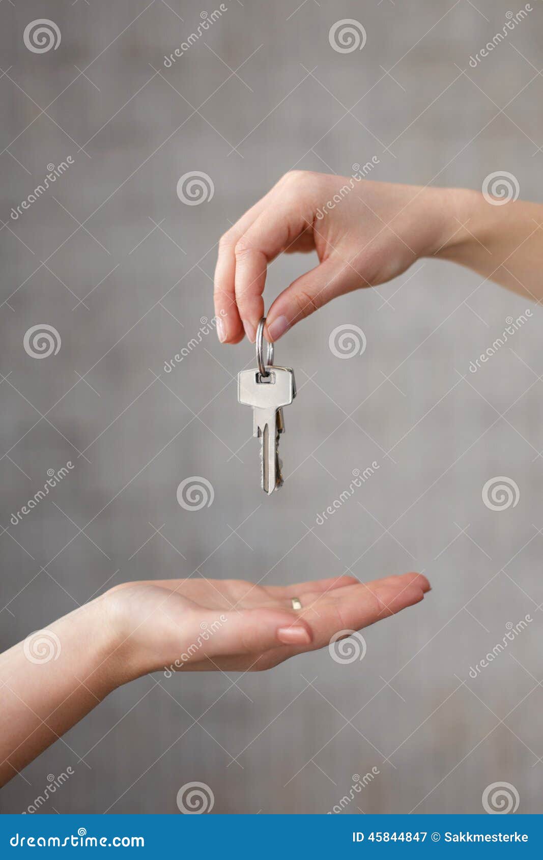 Hand Giving Keys To Another Hand Stock Image - Image of house ...