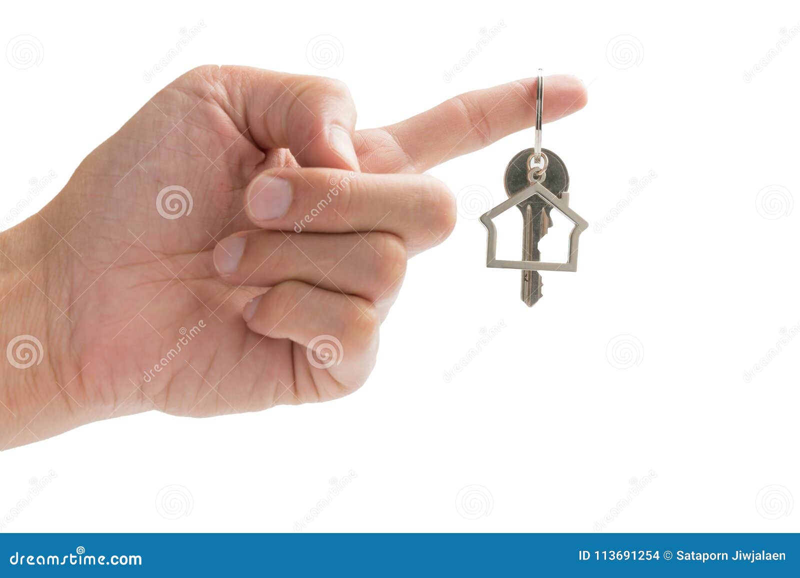 Hand giving keys on white stock photo. Image of house - 113691254