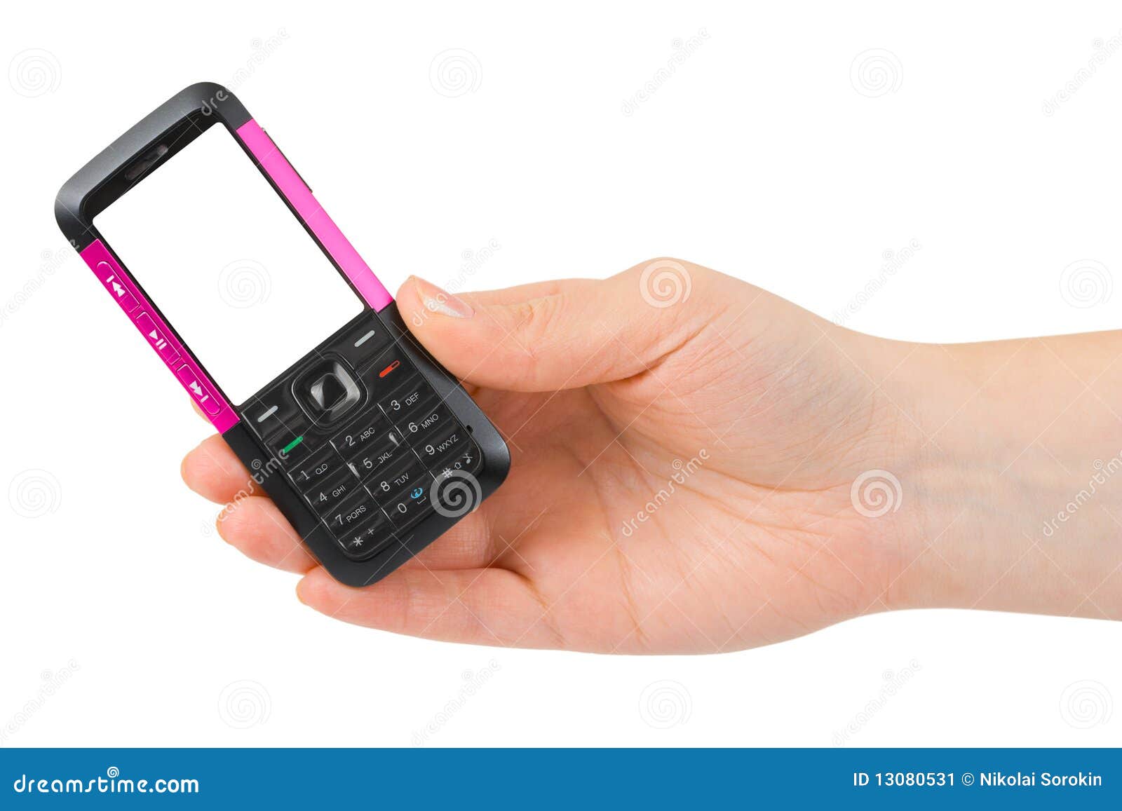 Hand Giving Mobile Phone Stock Image - Image: 13080531