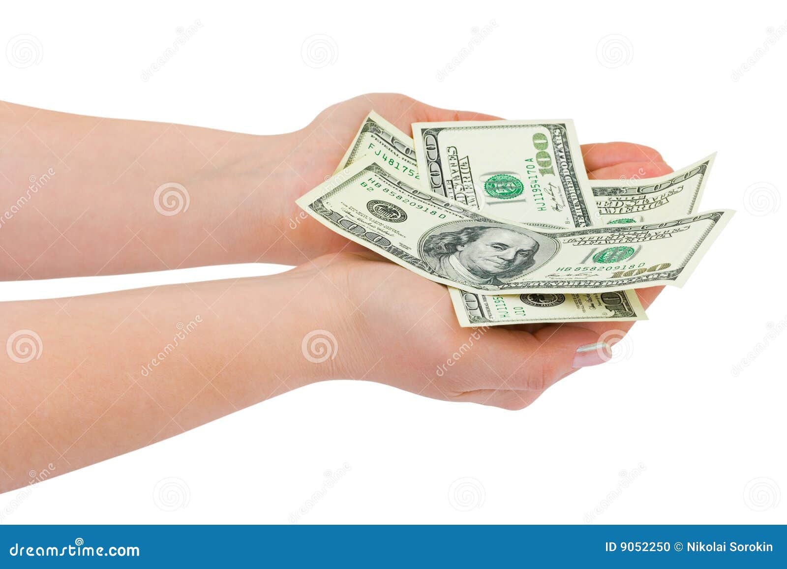Hand giving money stock photo. Image of girl, bribe, donation - 9052250