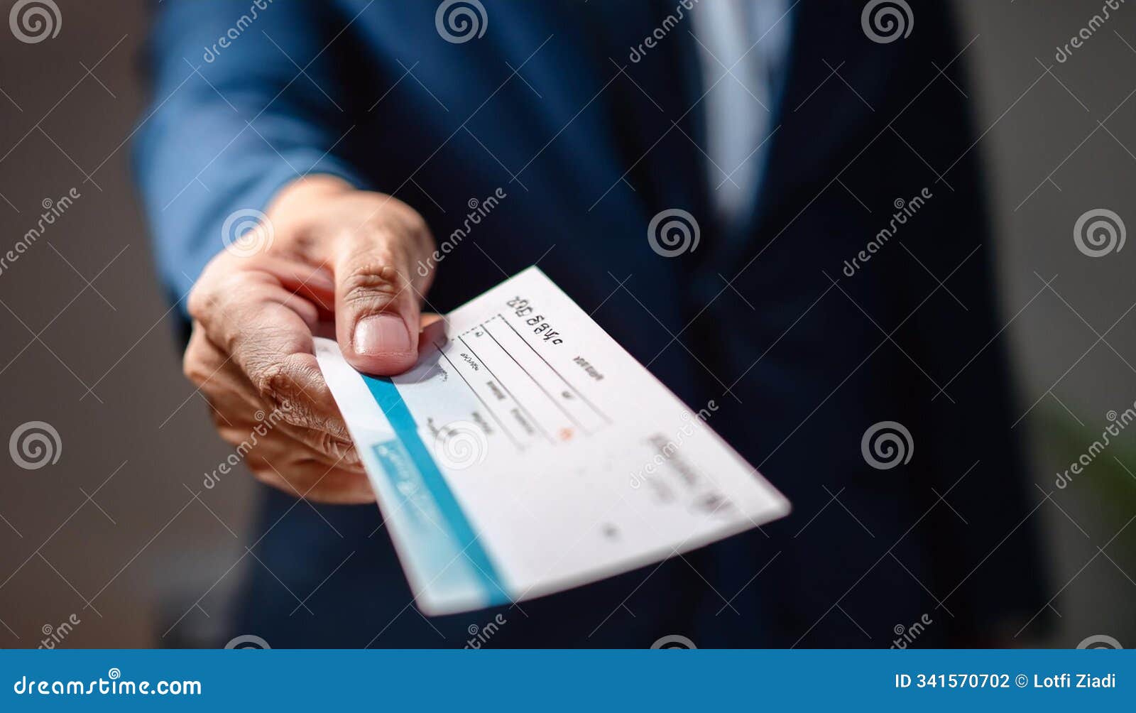 Hand Giving Payroll Cheque. Paycheck Royalty-Free Cartoon ...