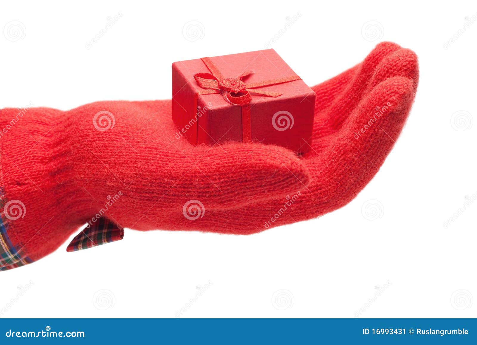 Hand Giving Red Box with Present Stock Image - Image of giving, bright ...